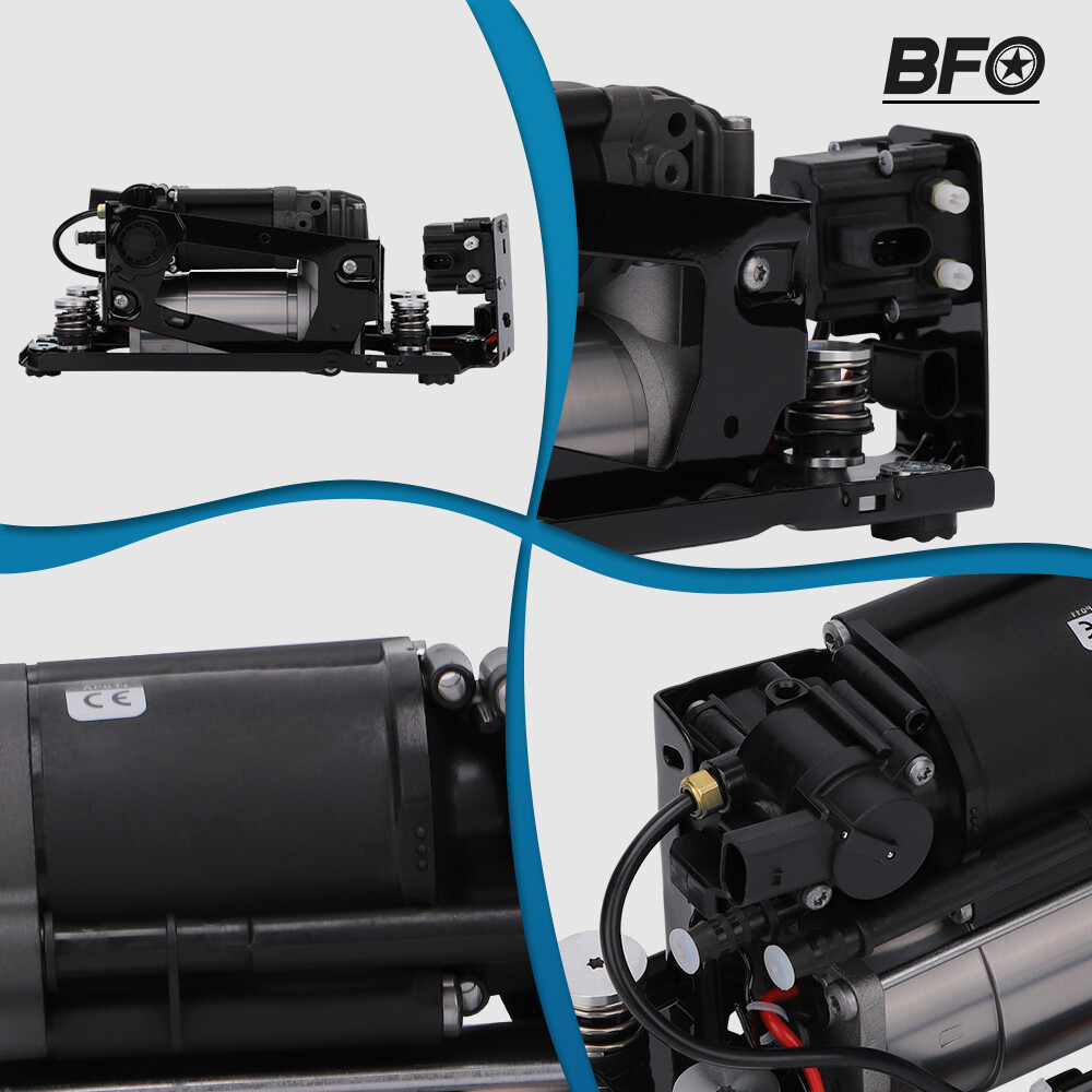Air Suspension Compressor w/ Bracket For BMW 740i 750i 750Li 760Li ...