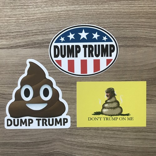 Dump Trump Donald Trump Vinyl Sticker Set | eBay