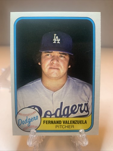 1981 Fleer #140 Fernando Valenzuela ROOKIE CARD RC LA Dodgers | eBay
