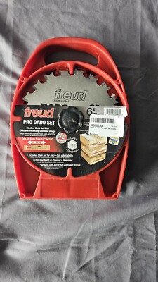 Freud SD206 6" Professional Dado Set NEW 5/8" Arbor Stacked - 1/4" to 7 ...