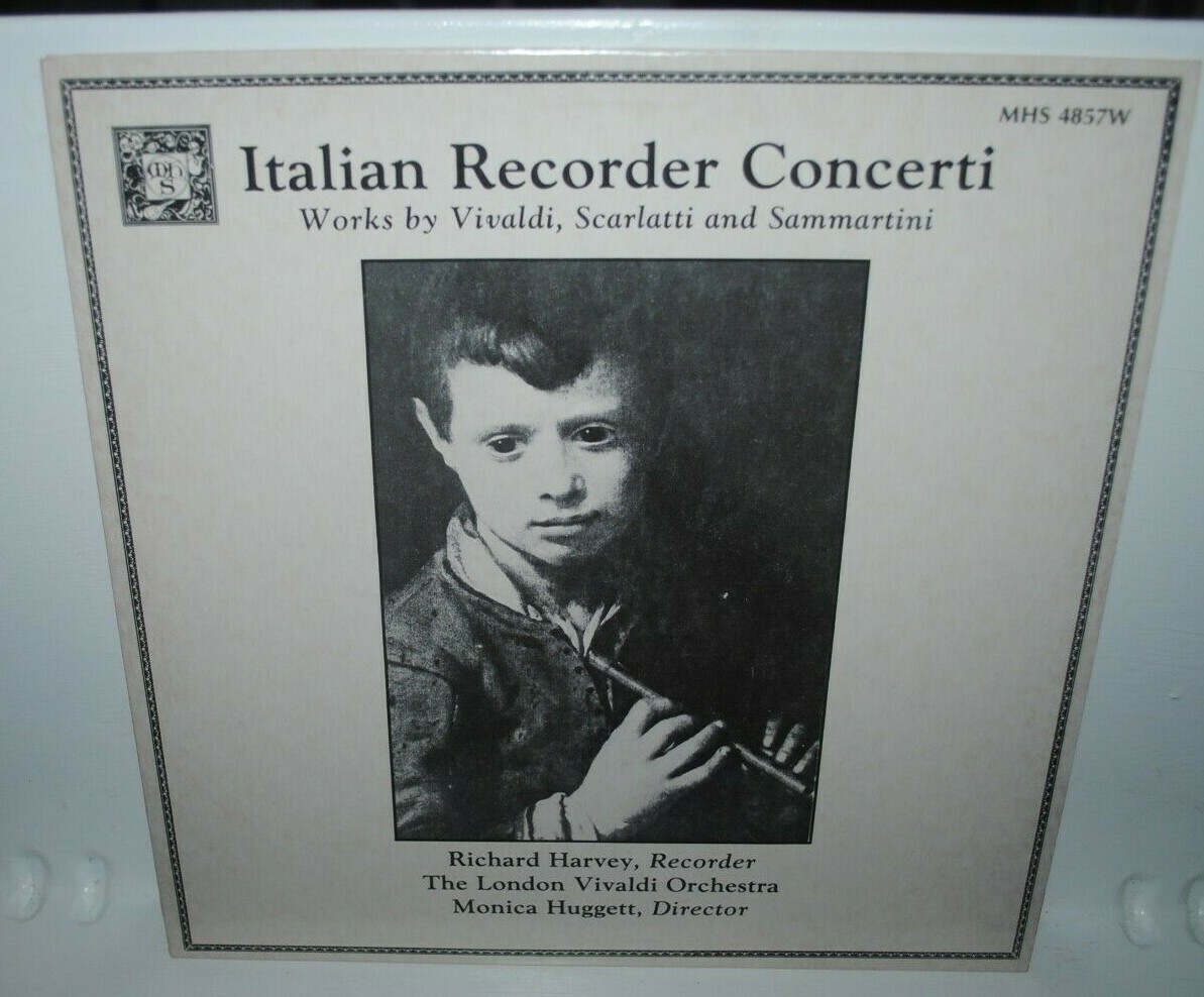 Italian Recorder Concert, London Vivaldi Orch. LP record, Musical ...