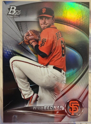 2022 Bowman Platinum Top Prospect Will Bednar #TOP-92 San Francisco ...