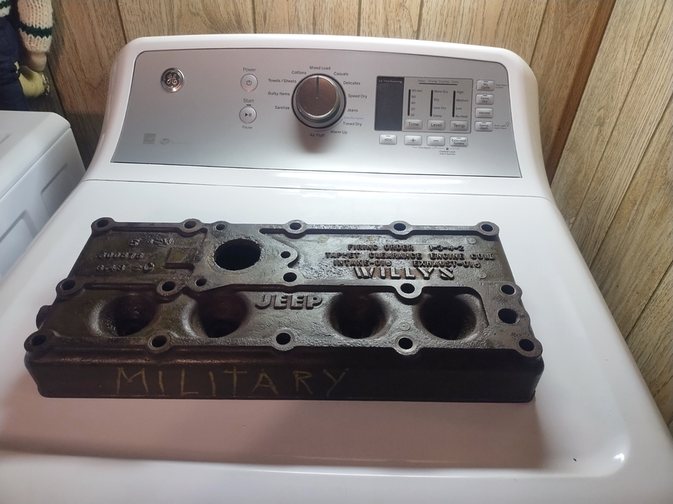 Willys Jeep MC/M38 casting # 800876 134L Go Devil Engine Cylinder Head ...