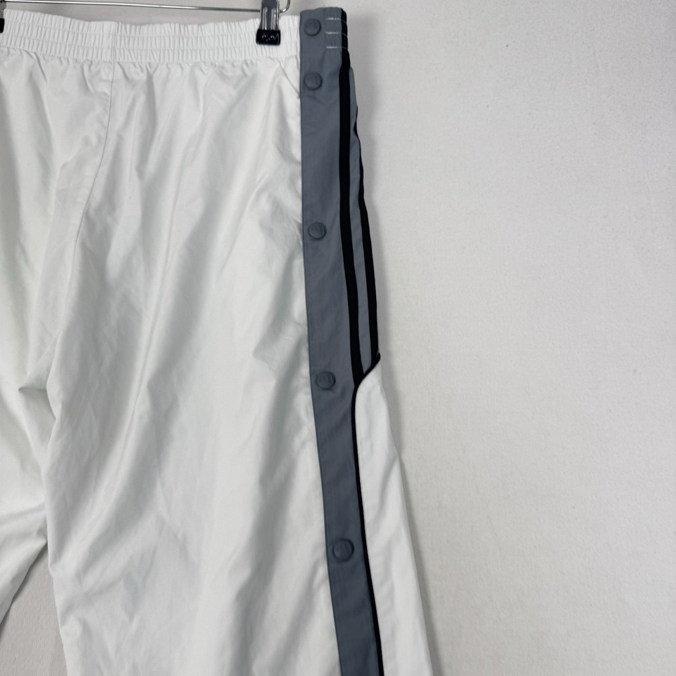 Adidas Tracksuit Bottoms Popper White Black Firebird 2002 Baggy Y2K W32 ...