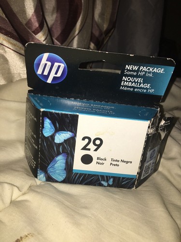 HP 29 Black Ink Cartridge 51629A Genuine New Opened Boxed Expired 2013 ...