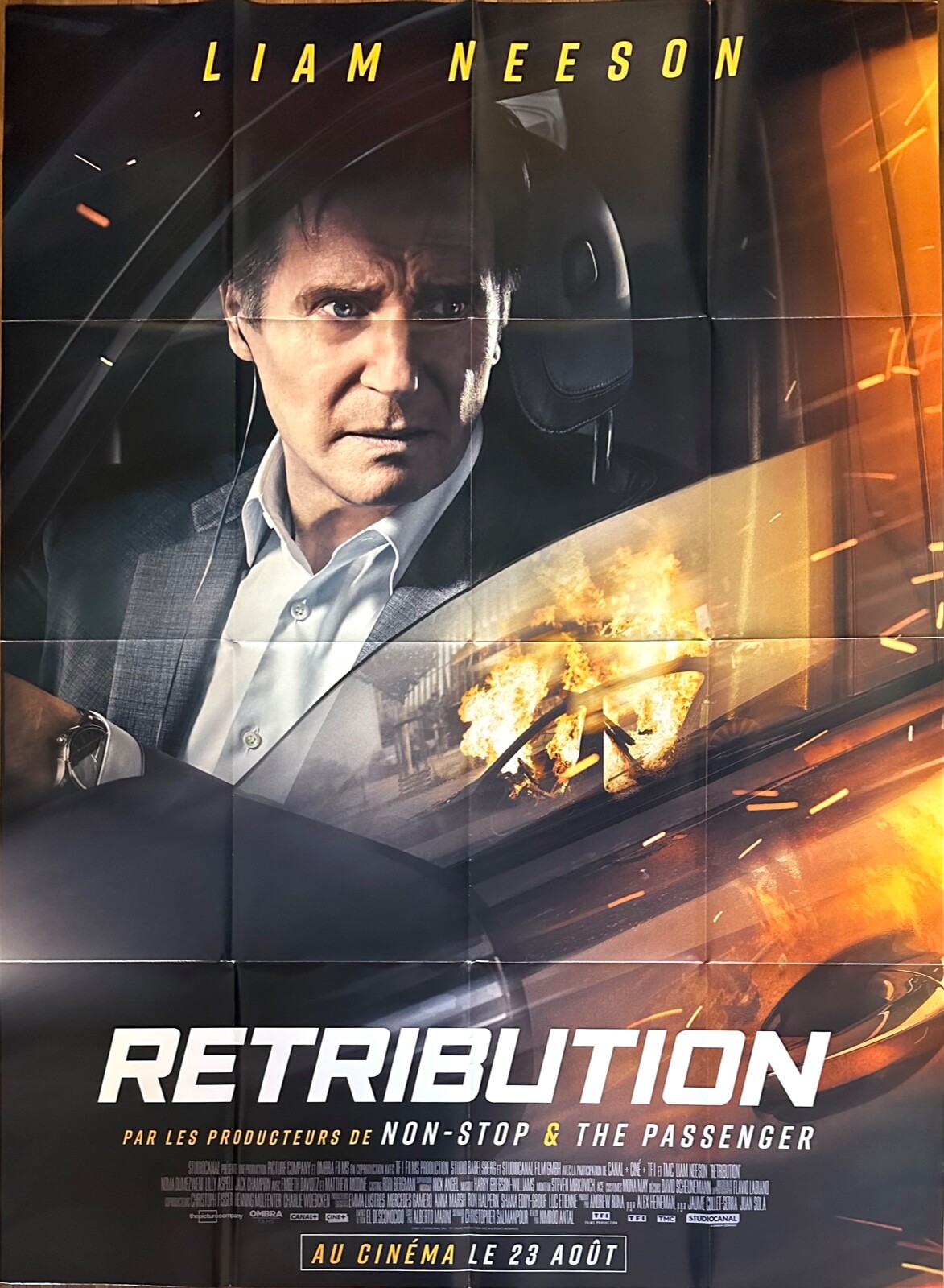Affiche cinéma RETRIBUTION 120x160cm Poster / Liam Neeson / Emily ...