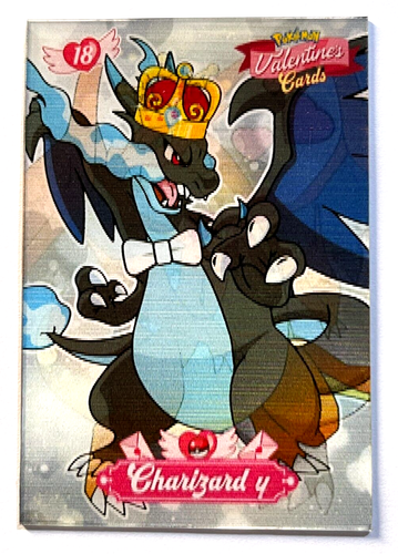 2025 POKEMON Valentine's Day 3D Card #18 CHARIZARD X & ZARD Y Limited ...