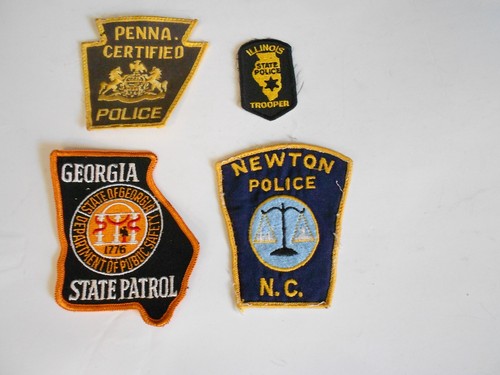 GEORGIA STATE PATROL-NEWTON POLICE -ILLINIOS TROOPER & PENNA POLICE ...