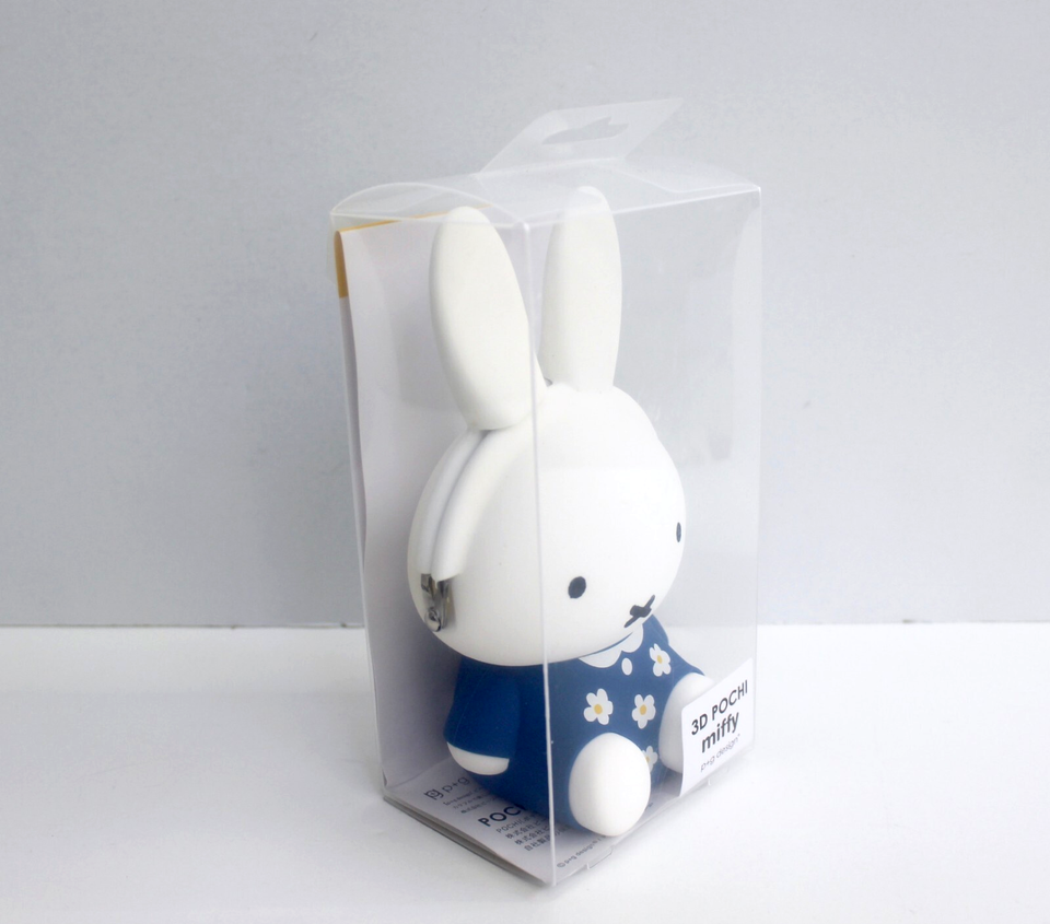 Miffy in Blue Floral Dress 3D Pochi Miffy Shape Silicone Pouch NEW | eBay
