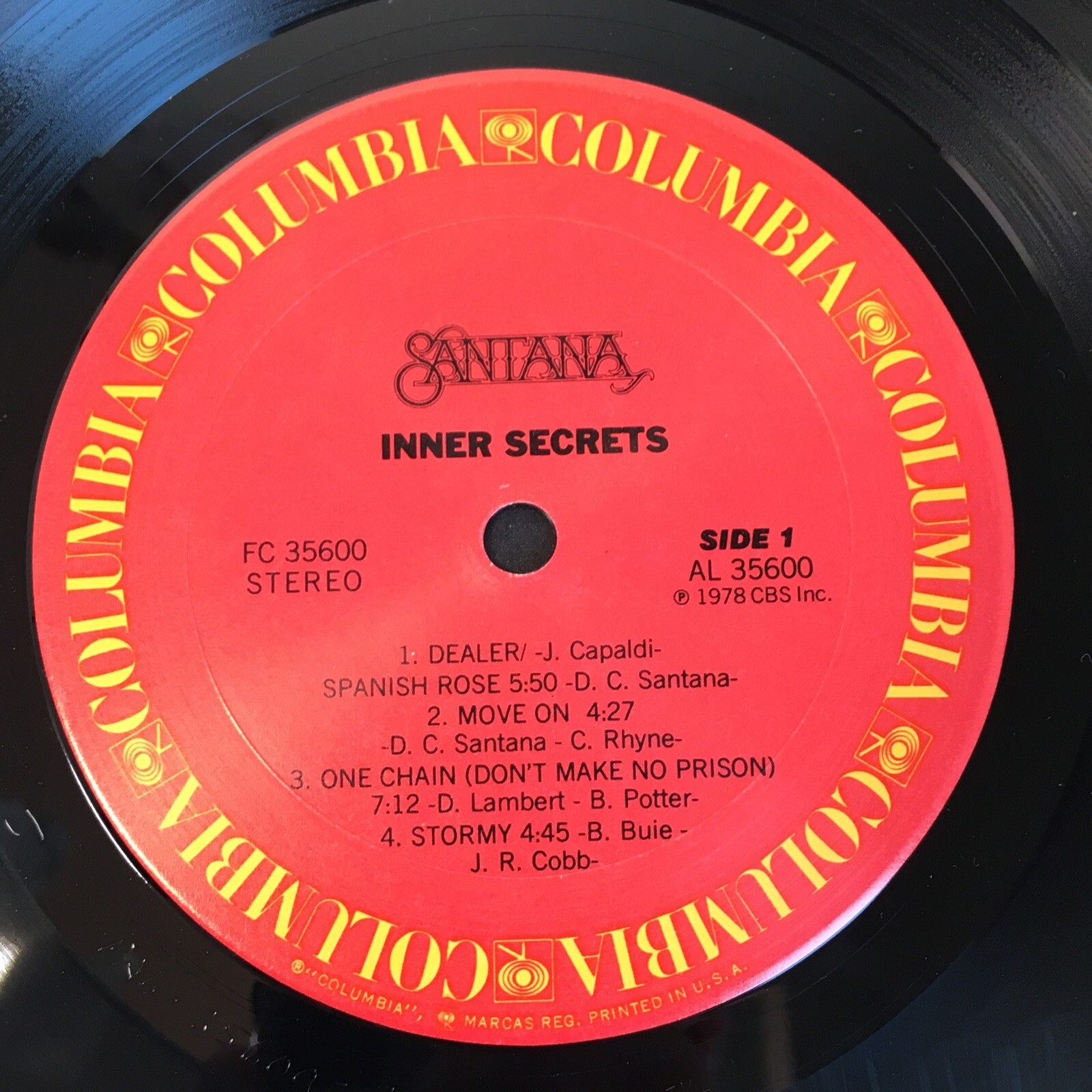 Santana - Inner Secrets LP - 1978 / AL-35600 | eBay