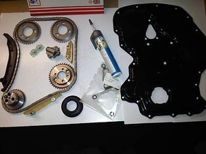 FORD TRANSIT MK7 2.4 TDCi 16V DIESEL TIMING CHAIN KIT + TIMING COVER ...