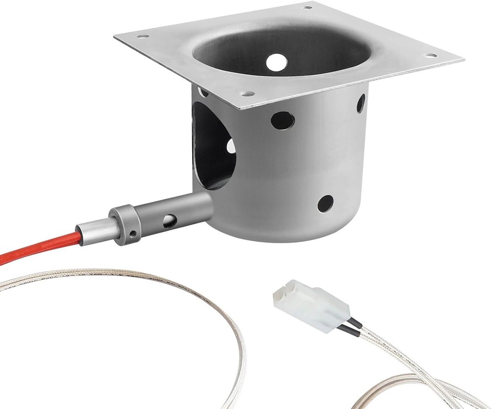 2PC 304 Stainless Steel Fire Burn Pot and Hot Rod Ignitor for Traeger ...