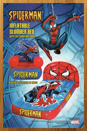 2005 Spider-Man Inflatable Slumber Bed/Chair Print Ad/Poster Official ...