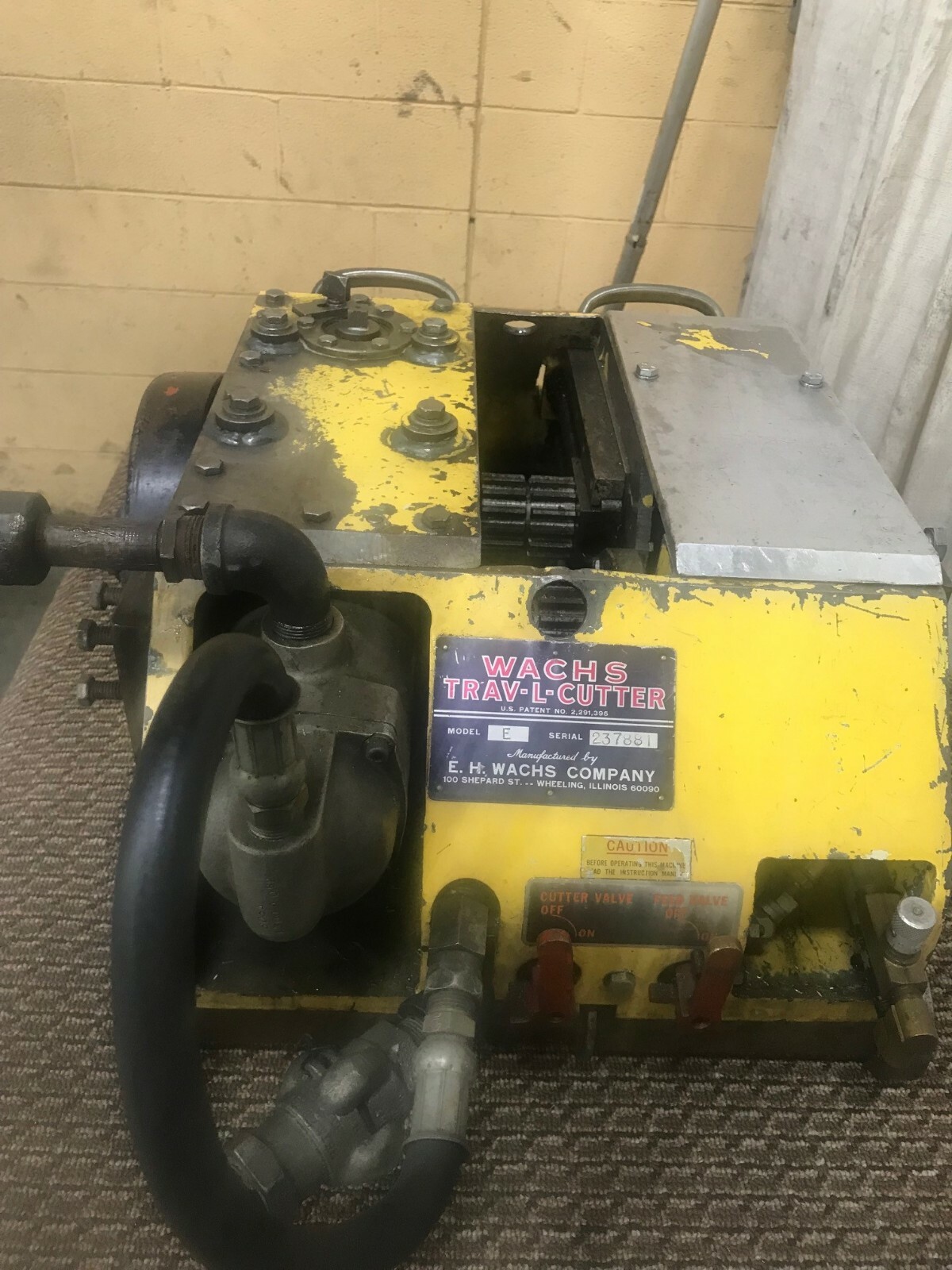 E H WACHS MODEL #E TRAV-L CUTTER & BEVELER: YODER #70166 | eBay