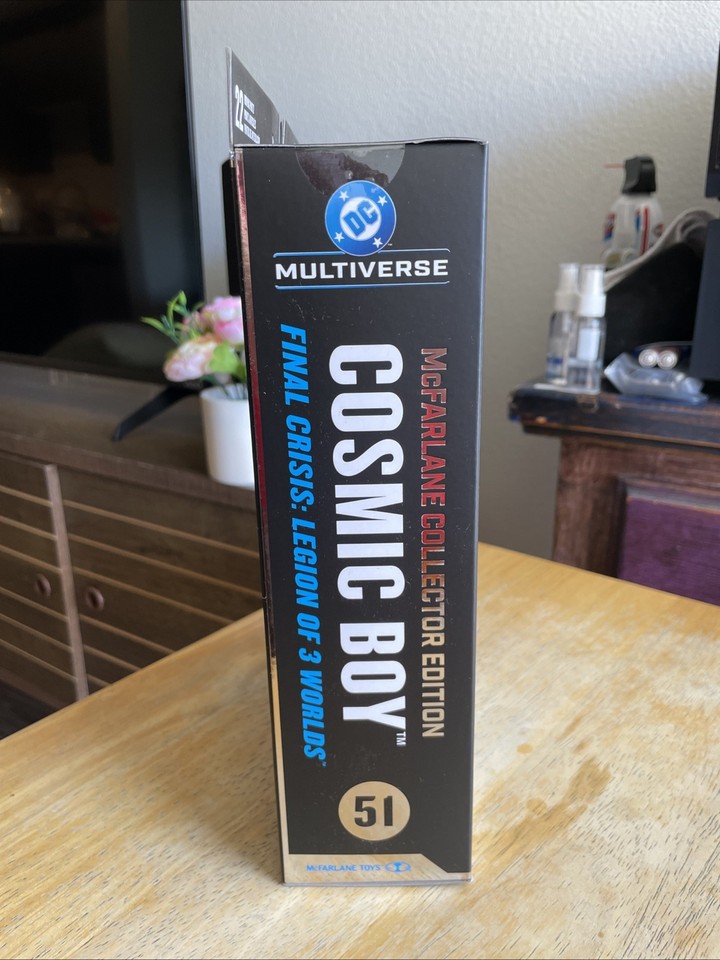 IN HAND McFarlane DC Multiverse Cosmic Boy 1/10 Action Figure Platinum ...