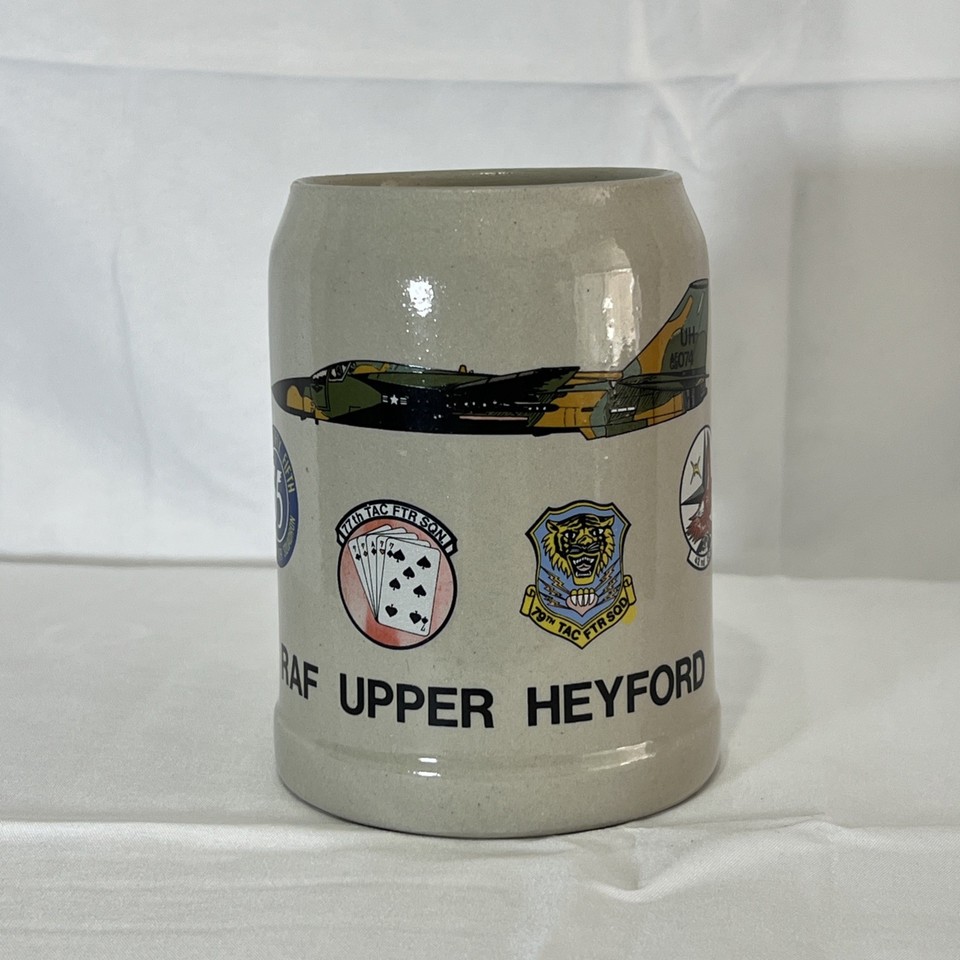 RAF Upper Heyford German 0.5 Liter Beer Mug Royal Air Force Perfect ...