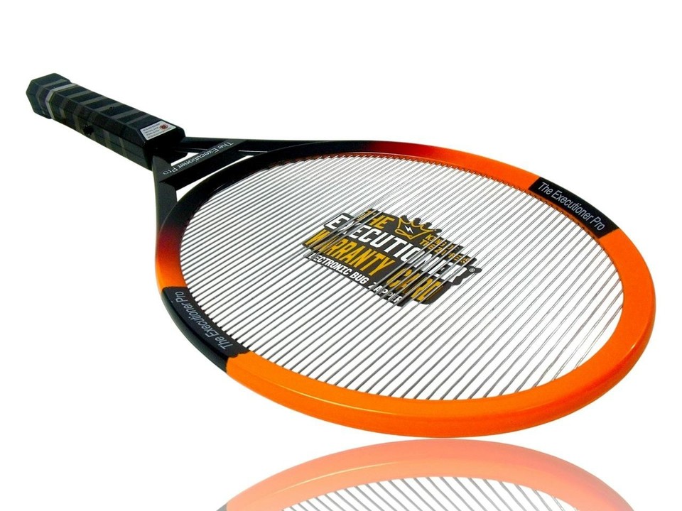 Electric Bug Zapper Racket "The Executioner Pro" Powerful Mosquito Fly ...