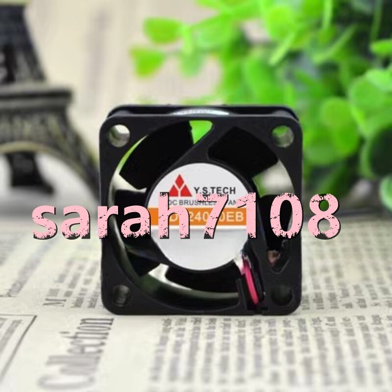 1PC NEW Y.S.TECH FD124020EB 12V 0.12A 4CM cooling fan 2 cables #LM | eBay