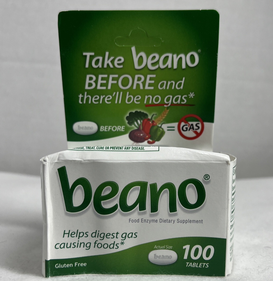 Beano Tablets Take Beano To Help Digest Gas Causing Foods Free Shipping ...
