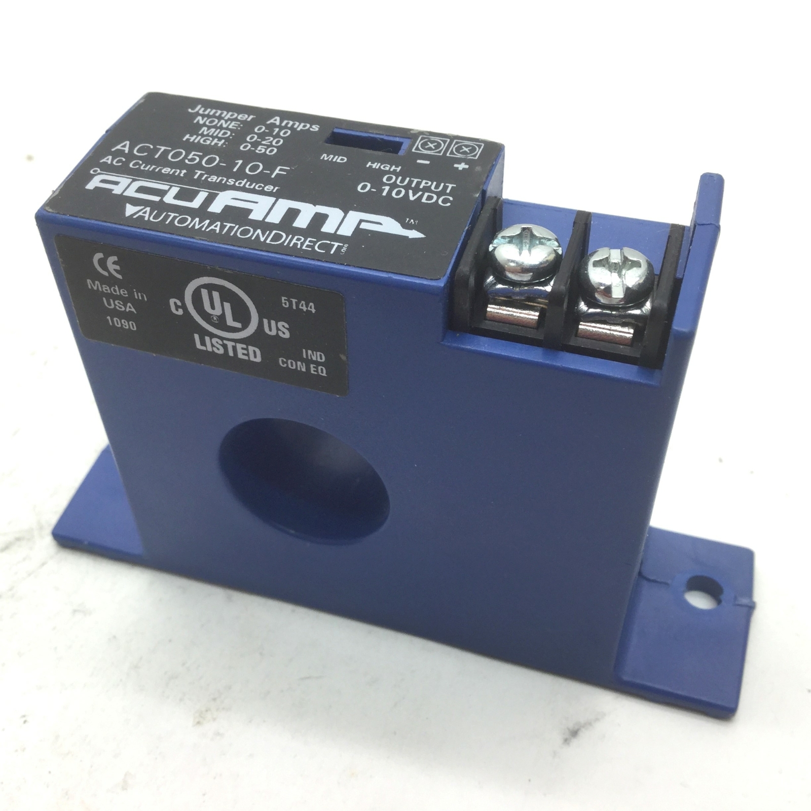 Automation Direct ACT050-10-F ACUAMP AC Current Transducer, Out: 0 ...