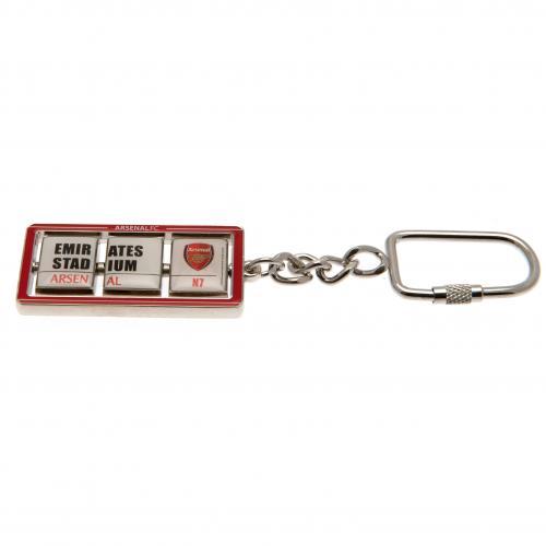 Arsenal FC Keyring Badge Bag Charm Door Key Bottle Opener Torch Leather ...