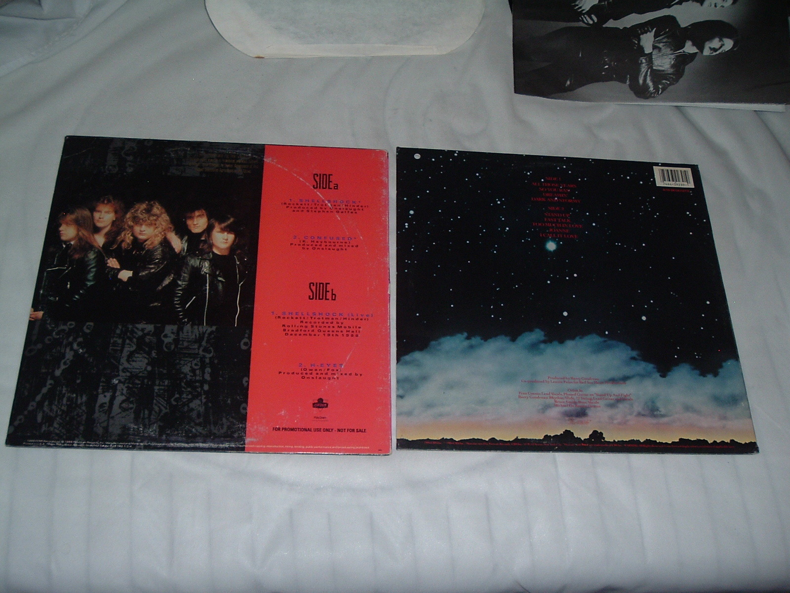 ONSLAUGHT Shellshock + ORION Hunter 2LP lot ORIGINAL US press ...