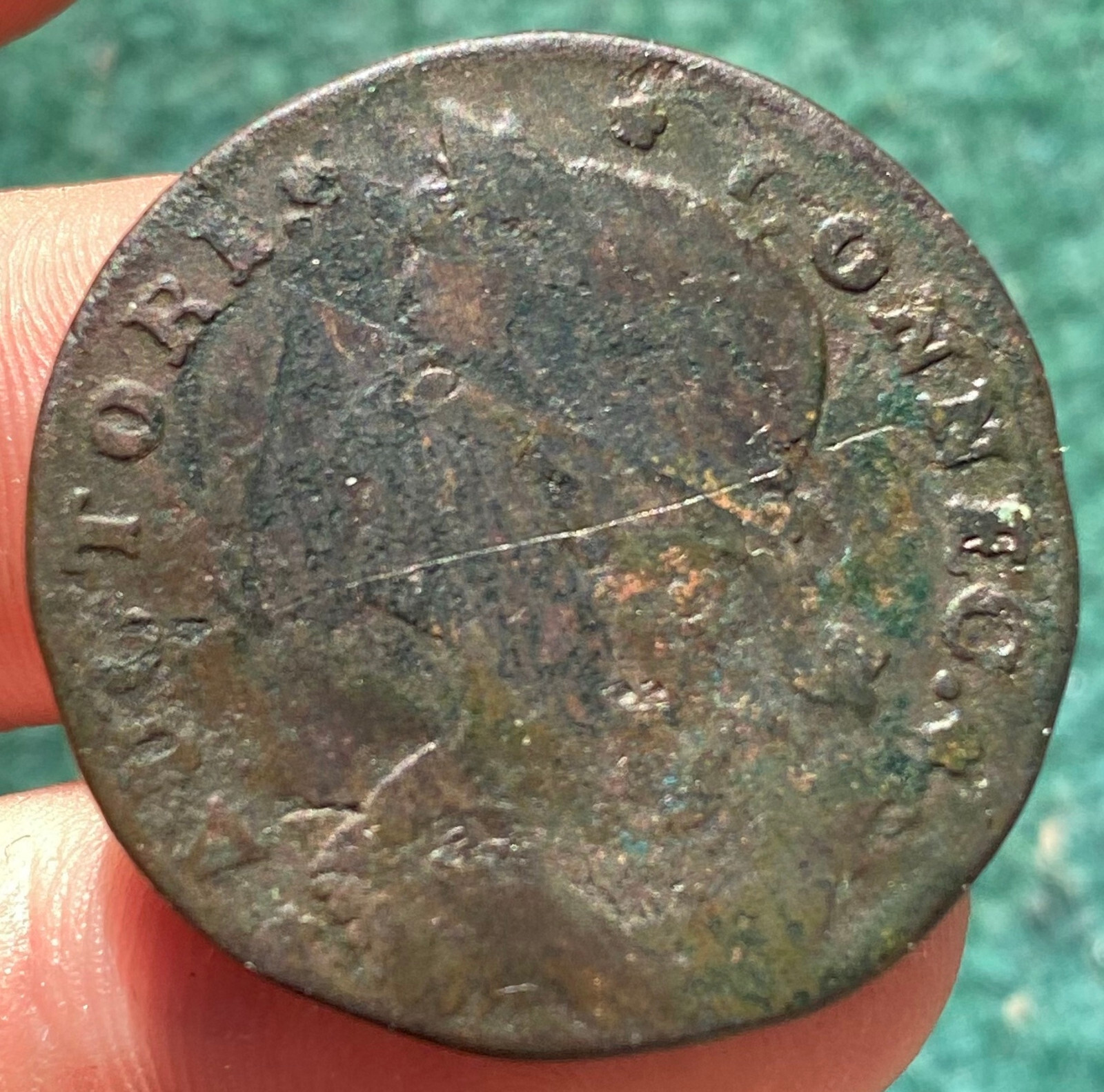 1787 Connecticut Miller 32.2-X.4 Rarity 5 Colonial Copper Half Penny ...