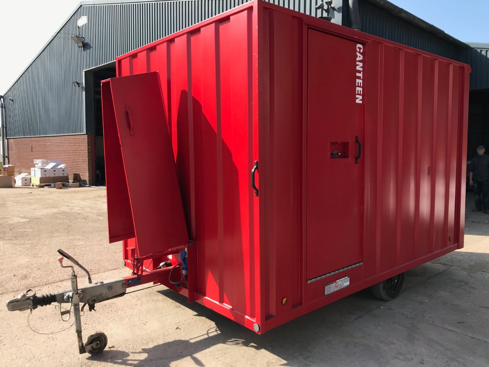 12ft Groundhog Mobile Welfare Unit -- Complete with 6kva generator ...