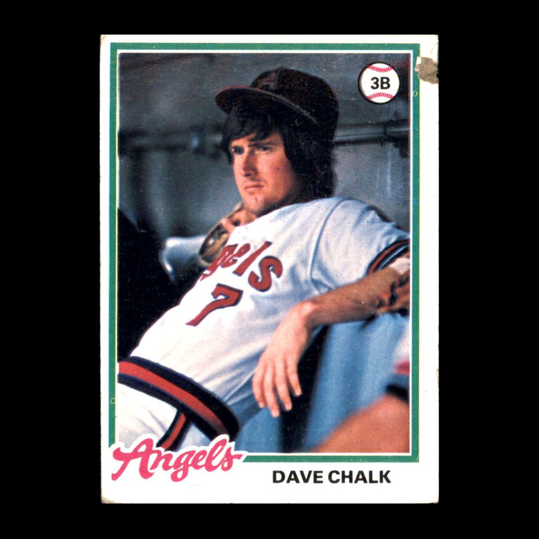 Dave Chalk 1978 Topps California Angels #178 Set Break NICE! | eBay