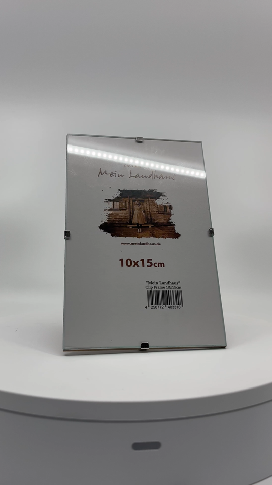 Frameless Picture Frame 50x70 Glass Acrylic Holder Clip Photo | eBay UK