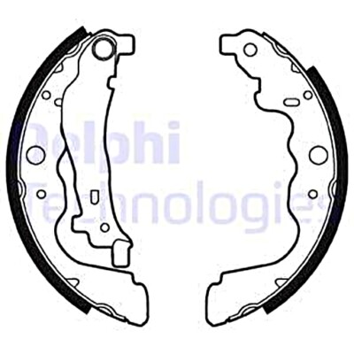 DELPHI Brake Shoe Set For DACIA MERCEDES RENAULT Dokker Express Mcv ...