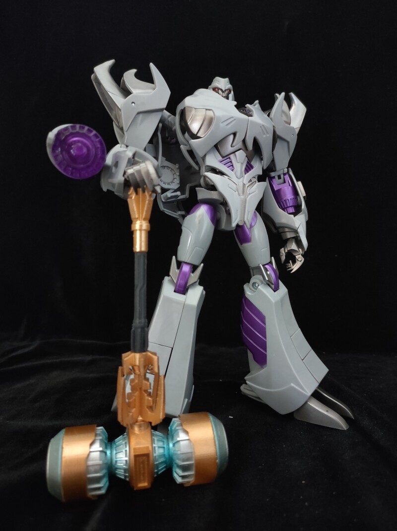 For TFP The Forge of Solus Prime 5MM Grip Handle Weapon Hammer Upgrade ...