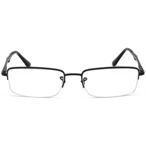 Ray-Ban Eyeglasses RB 6212 2509 Black/Silver Half Rim Frame 53[]17 140 ...