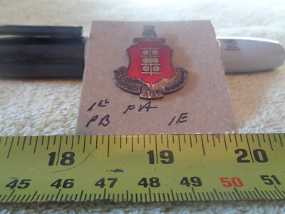 1st Field Artillery 1E Unit Crest, DI, DUI Pinback (DRAW#CG) | eBay