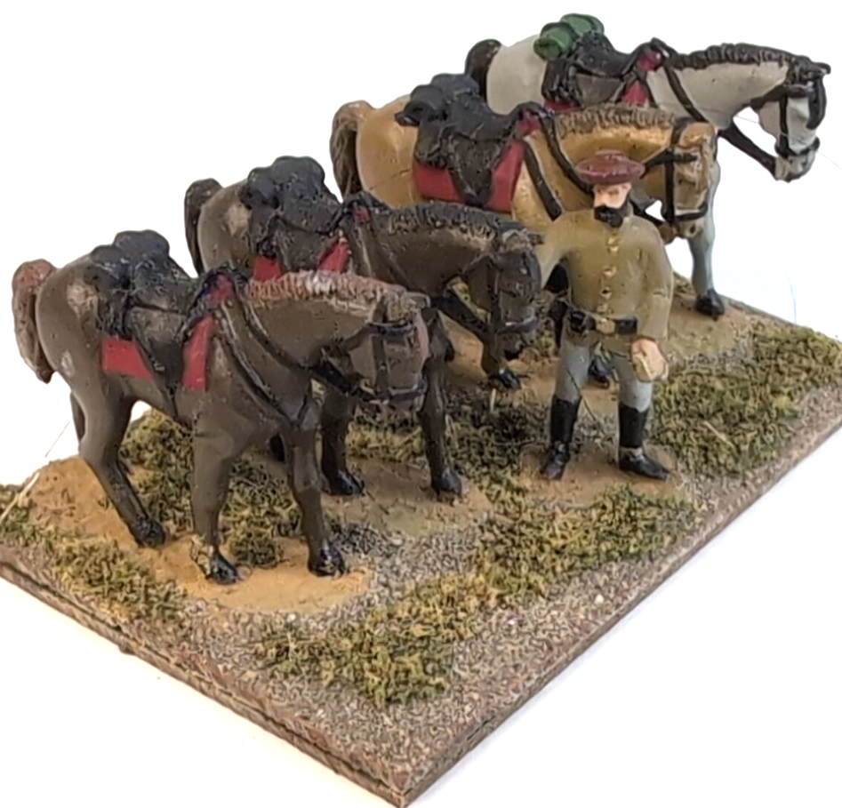 MUSKET MINIATURES- CIVIL WAR-CONFEDERATE CAVALRY - 22mm Painted Metal ...