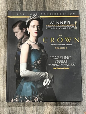 The Crown Season 2 DVD Netflix Clare Foy Matt Smith FYC Screener Copy ...