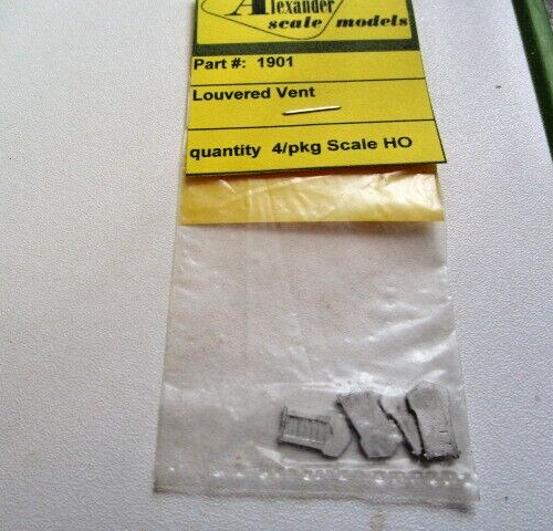 Alexander Scale Models HO #1901 Louvered Vent, 4/pkg. - More Below | eBay