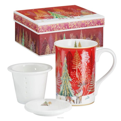 2-Piece Set Porcelain Mugs 300 Ml In Natale Gift Box Christmas Gift ...