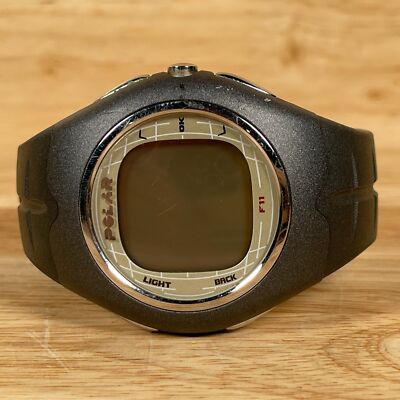 Polar F11 Gray Unisex Water Resistant Digital Heart Rate Monitor Watch ...