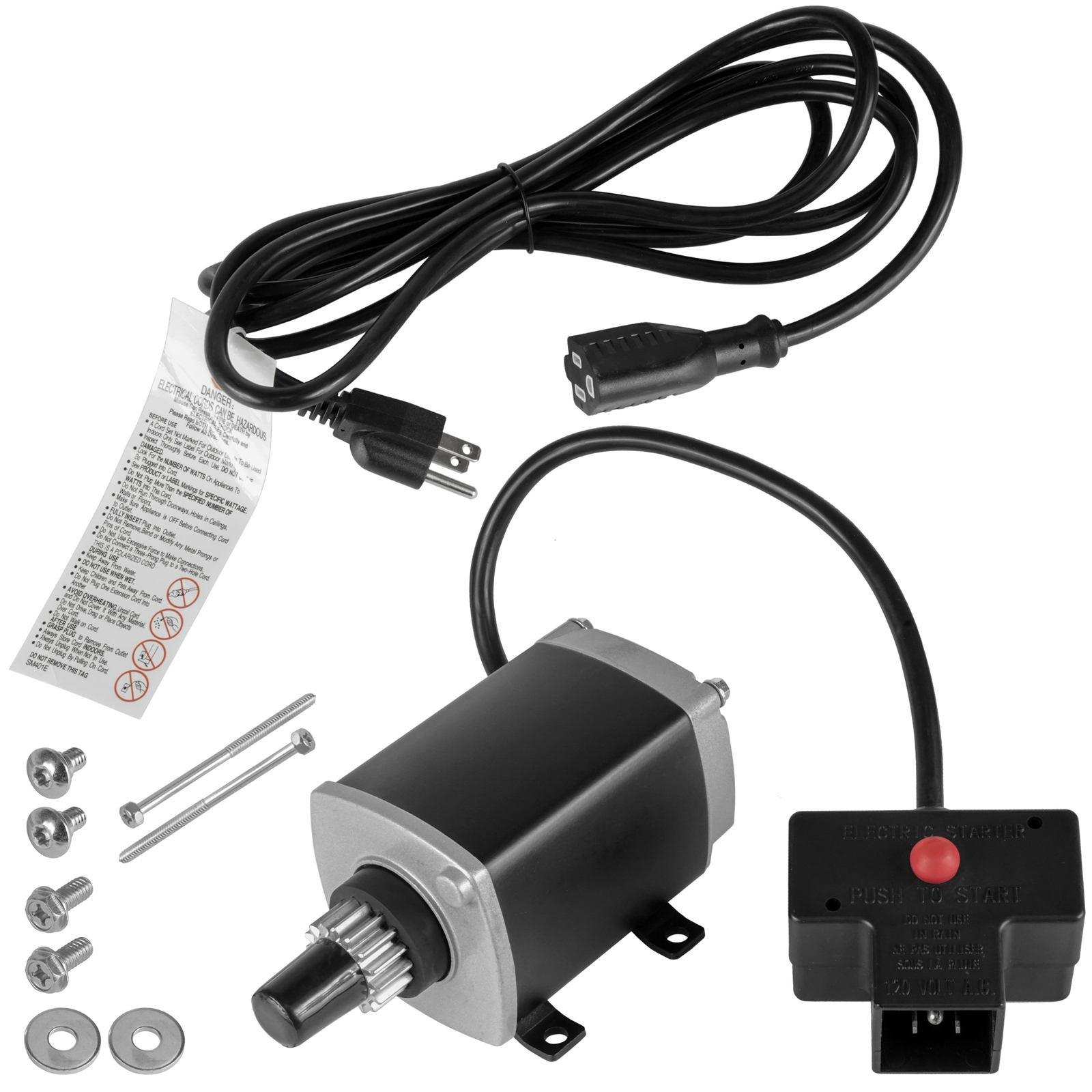 Complete Push Button Starter for Tecumseh Snow Blower Engine LH358SA ...