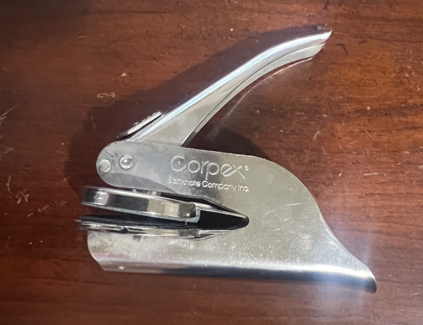 ITS INC. DISTRICT OF COLUMBIA 1988 vintage Corpex handheld stamp seal ...