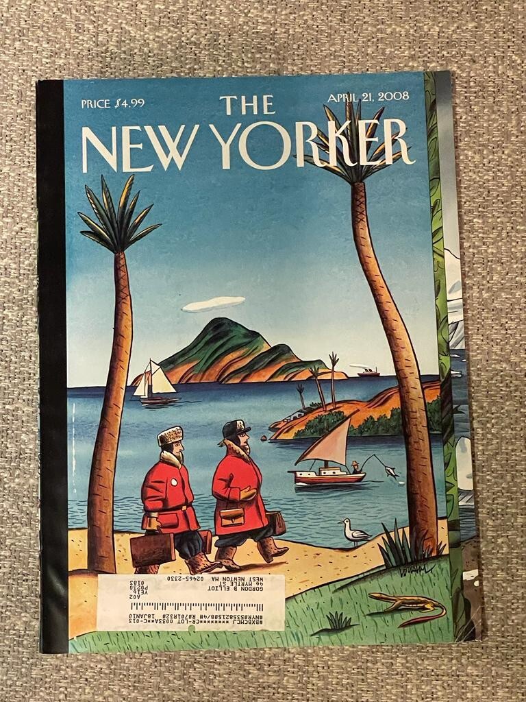 Magazine The New Yorker April 21 2008 On The Move Theme by Jacques de ...