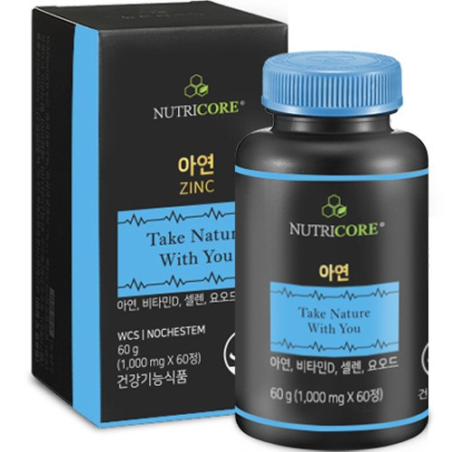 Nutricore WCS Zinc 60g (1,000mg x 60tablets), 1ea | eBay
