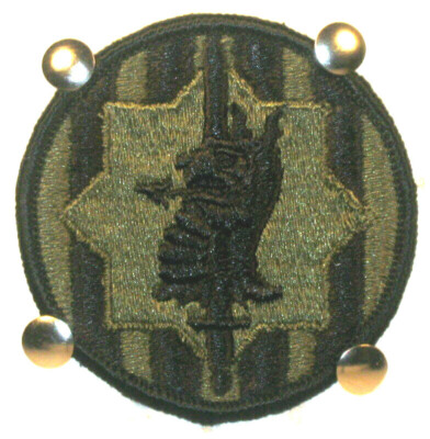 US Army 89th Military Police MP Brigade Badge OD Color Patch Fort Hood ...
