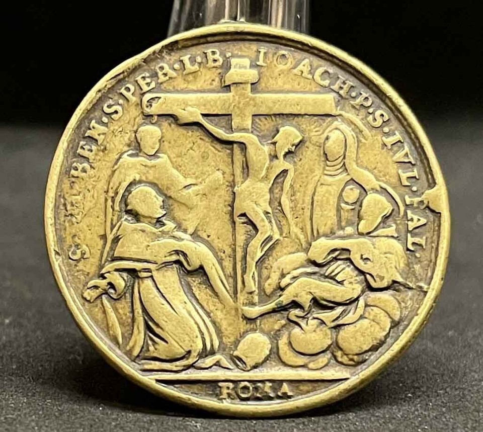 Italy Rome C. XVIII Blessed Virgin Mary Crucifix Jesus Christ Our Lady ...