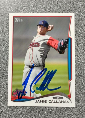 2012 TOPPS PRO DEBUT #467 JAMIE CALLAHAN AUTOGRAPHED SIGNED CARD - FREE ...