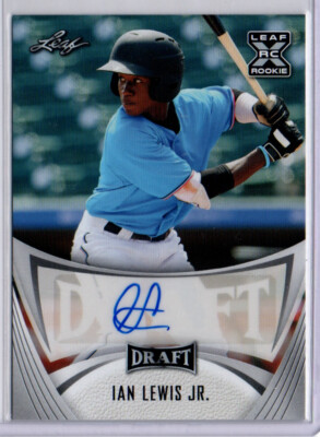 2021 Leaf Draft Base Auto Ian Lewis Jr #BA-IL1 Auto | eBay