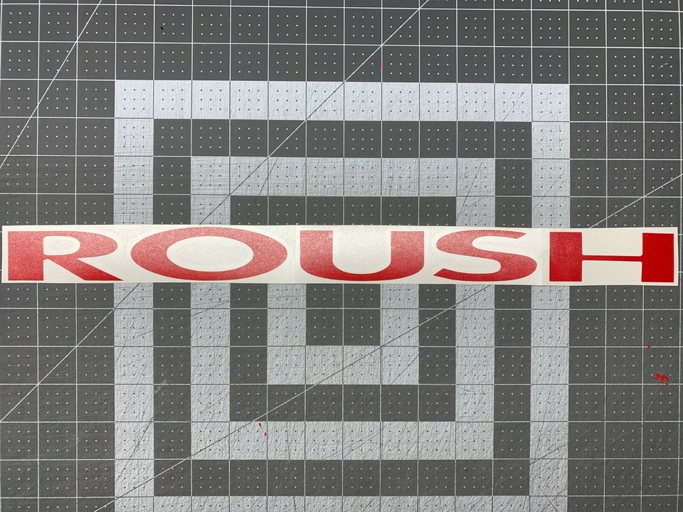 FITS 2015-2023 Ford Mustang Rear Emblem Overlay Decal | Roush