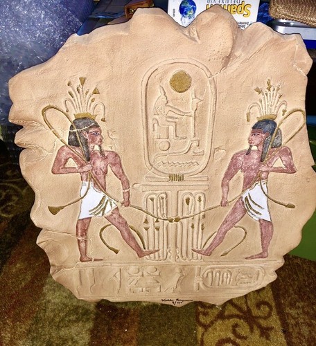 Veldon Simpson Ltd Edit Egyptian Tile Sculpture Signed & Numbered Luxor ...