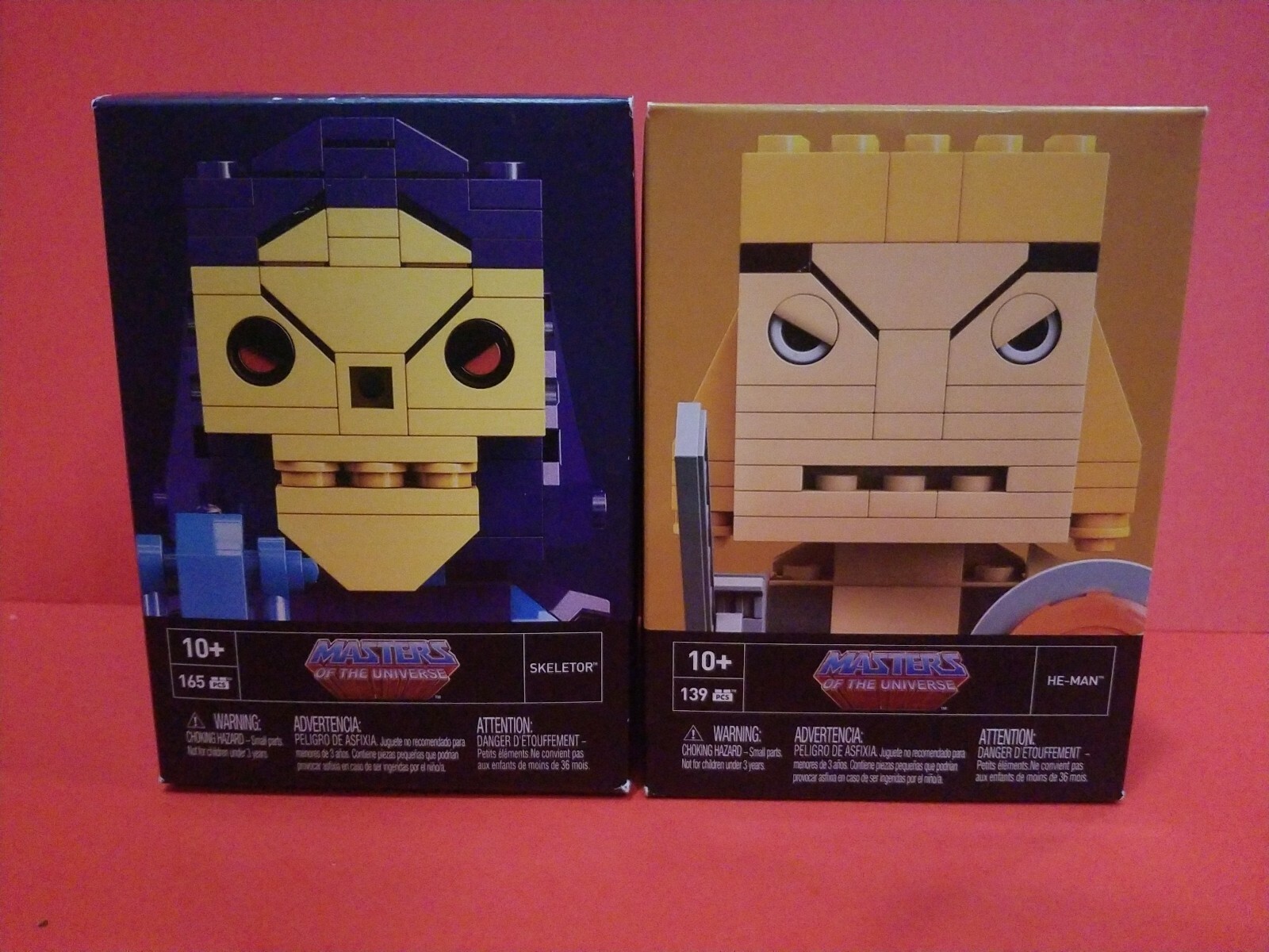 Mega Bloks Kubros Masters of the Universe He-Man 139 PCS & Skeletor 165 ...